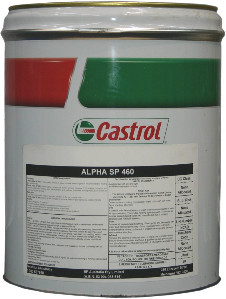 Castrol Alpha SP 220 – Dynamic Fluid Systems Ltd