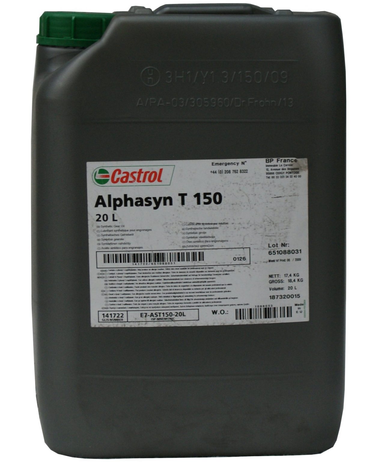 Castrol Alphasyn T 460 – Dynamic Fluid Systems Ltd
