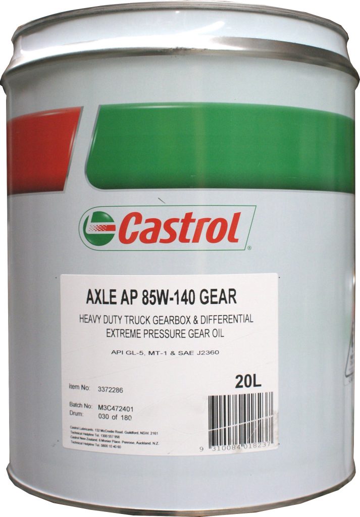 Castrol Axle AP 85W-140 Gear – Dynamic Fluid Systems International Ltd